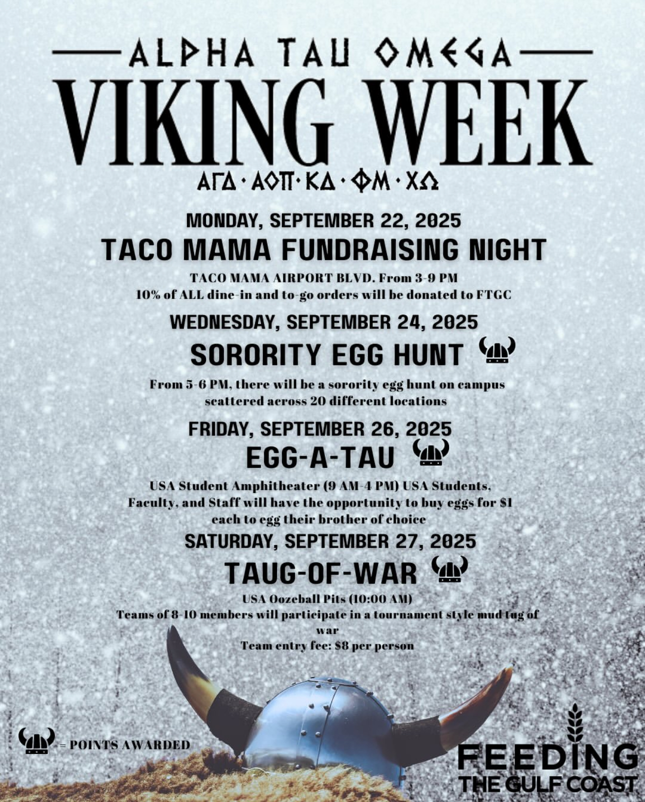 Viking Week • Alpha Tau Omega • America's Leadership Development Fraternity