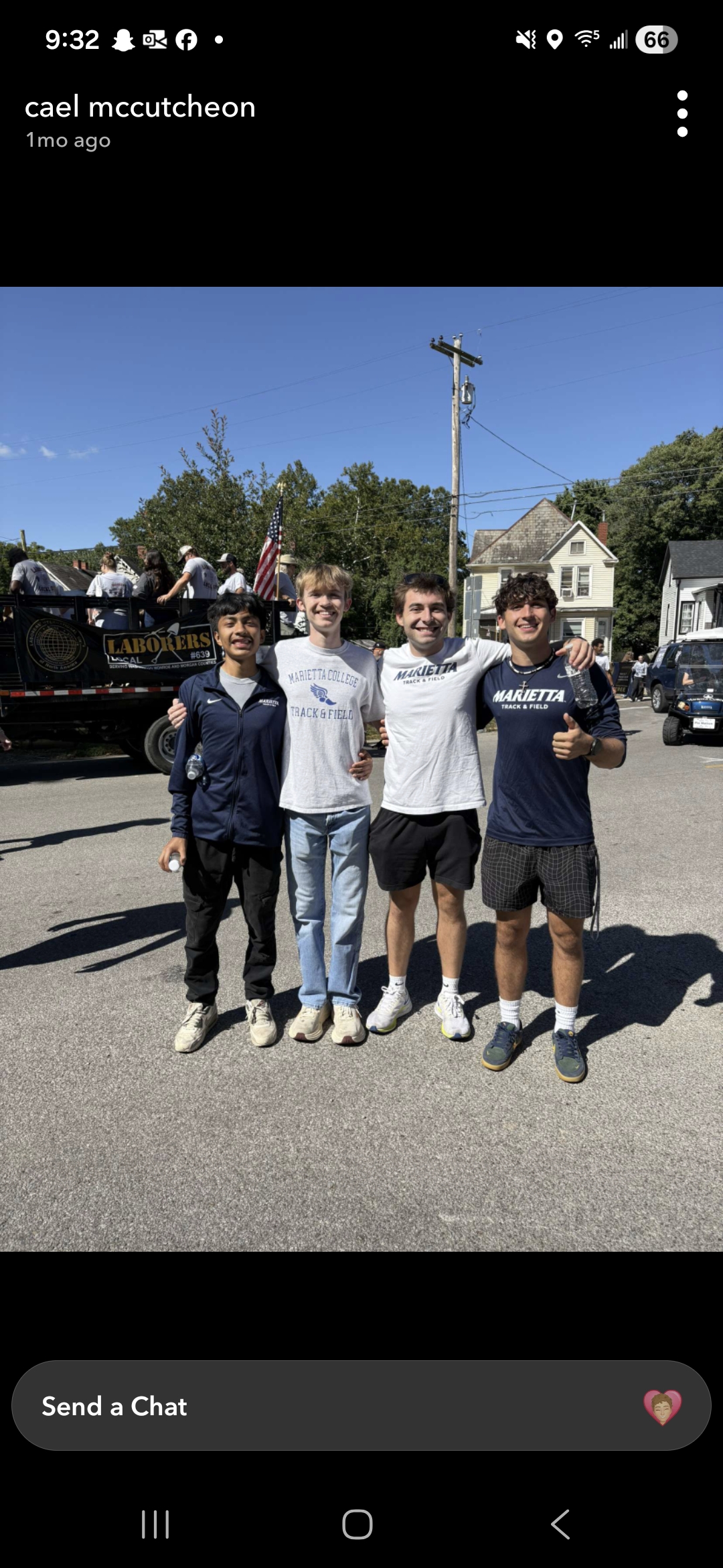 ATO Track Members Support MCFB • Alpha Tau Omega • America's Leadership ...